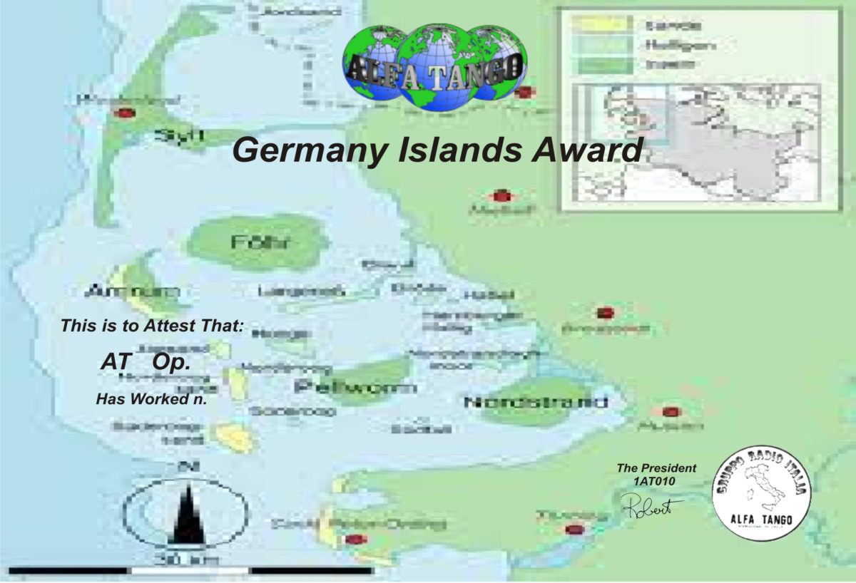 90 Germany Islands Award | AlfaTango Regione Calabria